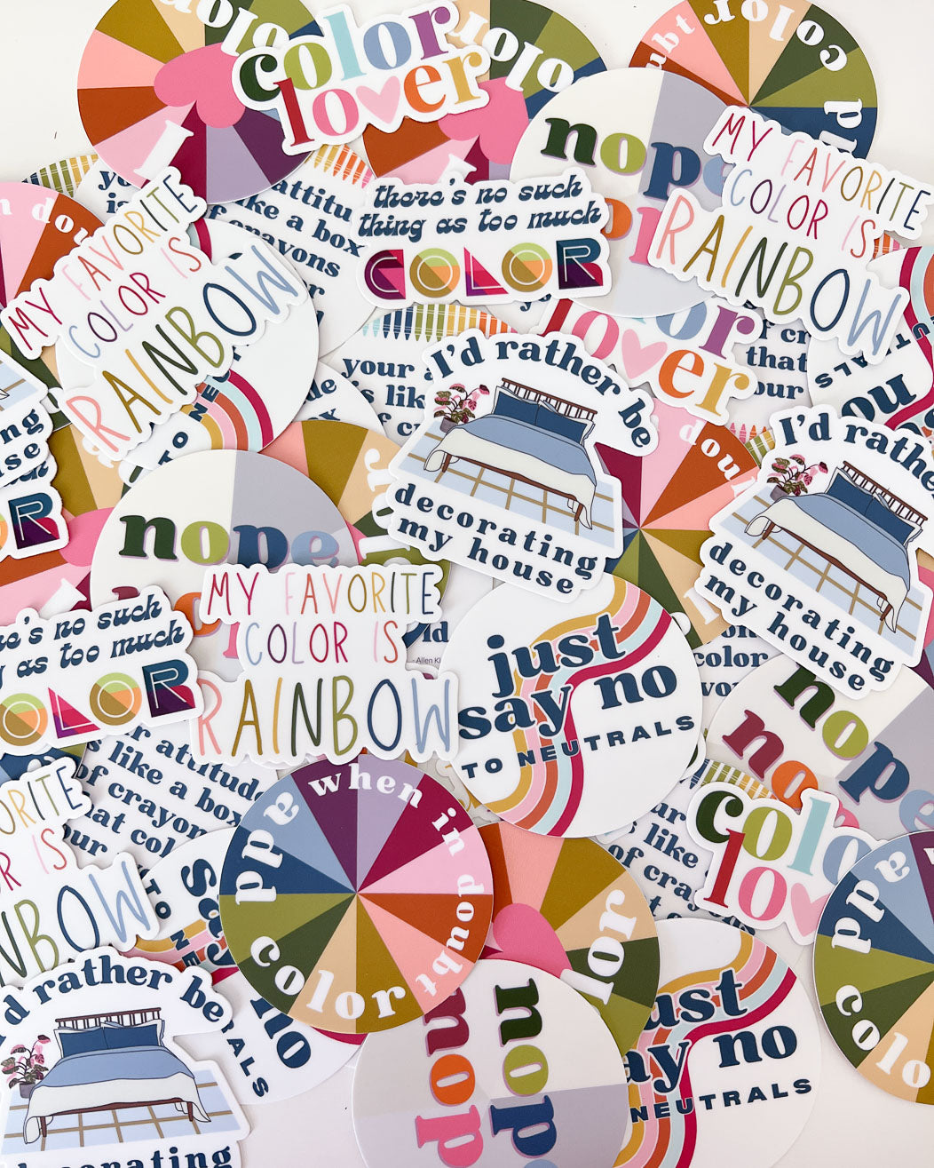 Colorful Stickers – Kaleidoscope Living Shop