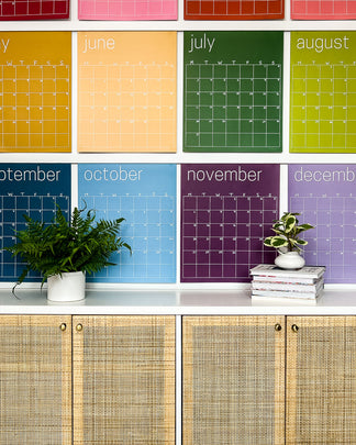 Reusable Rainbow Kaleidoscope Living Giant Wall Calendar – Kaleidoscope ...