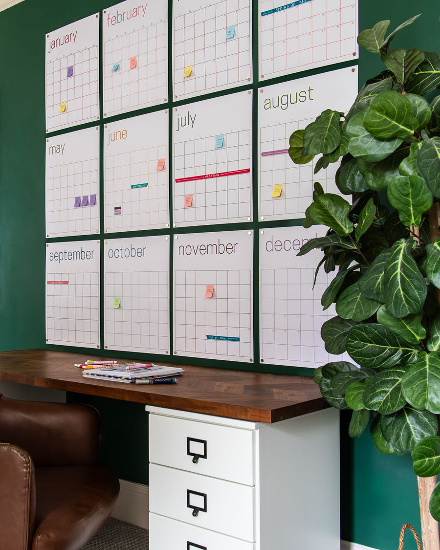 Colorful Single-Use Calendars & Planning Tools – Kaleidoscope Living Shop
