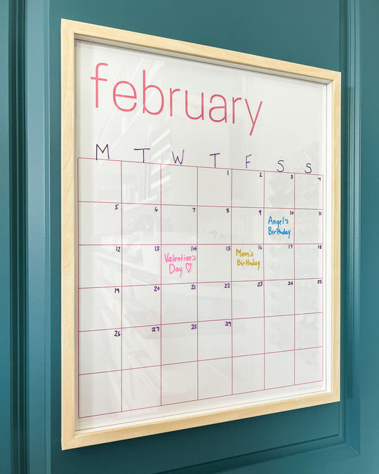 Large Reusable Calendar Tips & Instructions – Kaleidoscope Living Shop